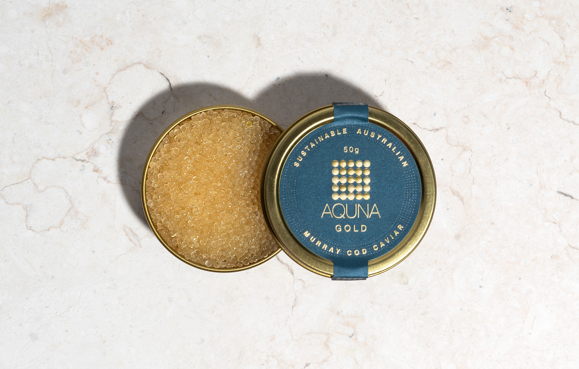 Aquna Gold Murray Cod Caviar - Aquna